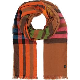 FRAAS Scarf female size One size Camel / Green / Orange