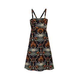 KOTON Kleid Damen Gr&ouml;&szlig;e 46 mischfarben / schwarz Sommerkleid