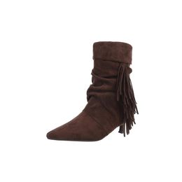 Ital-Design Stiefelette Damen Gr&ouml;&szlig;e 39 braun