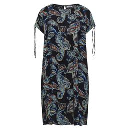 Cecil Knielanges Kleid mit Capsleeves Damen Gr&ouml;&szlig;e 46 blau Sommerkleid