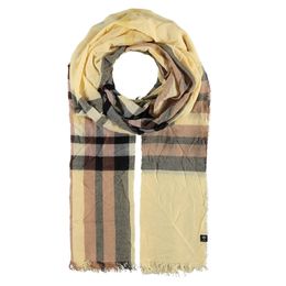 FRAAS Schal Damen Gr&ouml;&szlig;e One Size hellbraun / gelb / schwarz