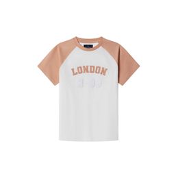 Hackett London T-Shirt Jungen Gr&ouml;&szlig;e 134 orange / wei&szlig;