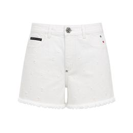 Philipp Plein Shorts Damen Gr&ouml;&szlig;e 28 wei&szlig;