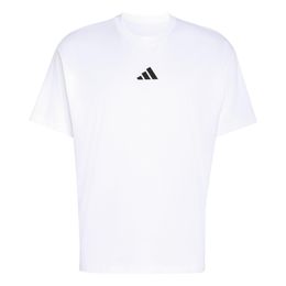 adidas Performance Performance Shirt 'Runners we are different' female size 4XL Black / White
