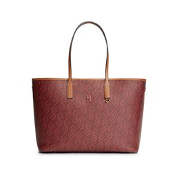 Tommy Hilfiger Shopper 'MONOPLAY' Damen Gr&ouml;&szlig;e One Size cognac / rot