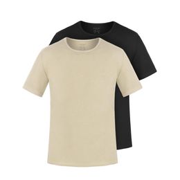 Normani Shirt 'Nyons' Herren Gr&ouml;&szlig;e S creme / schwarz