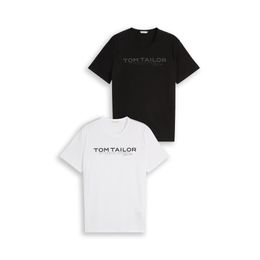Tom Tailor T-Shirt Herren Gr&ouml;&szlig;e XL grau / schwarz / wei&szlig;