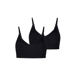 Skiny Soft-BH ' Cotton Essentials ' Damen Gr&ouml;&szlig;e 75 schwarz