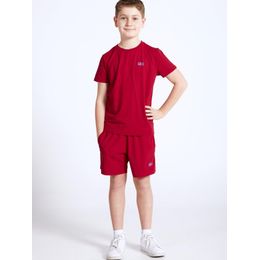 Sportkind Sporthose 'Shorts regular' Jungen Gr&ouml;&szlig;e 128 bordeaux