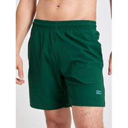 Sportkind Sporthose 'Shorts regular' Jungen Gr&ouml;&szlig;e 134 dunkelgr&uuml;n