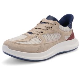 Ara Sneakers female size 37 Beige / Dark blue / Dark red
