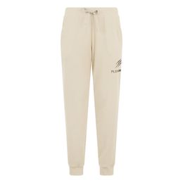 Plein Sport Hose Damen Gr&ouml;&szlig;e 38 elfenbein / schwarz