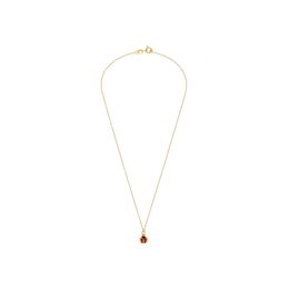 Lucardi Kette M&auml;dchen Gr&ouml;&szlig;e Onesize gold / rot / schwarz
