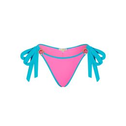 Moda Minx Bikinihose Damen Gr&ouml;&szlig;e L blau / pink