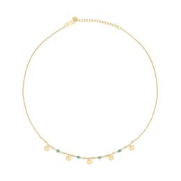 CAI ca&iuml; Kette Damen Gr&ouml;&szlig;e One Size t&uuml;rkis / gold