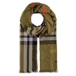 FRAAS Scarf female size One size Light grey / Olive / Orange / Black