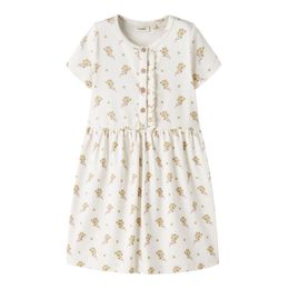 Lil'atelier Kleid M&auml;dchen Gr&ouml;&szlig;e 92 gr&uuml;n / dunkelrot / wei&szlig;