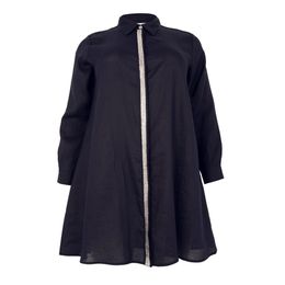 Yoek Bluse Damen Gr&ouml;&szlig;e S/M navy / silber