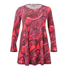Yoek Tunika Damen Gr&ouml;&szlig;e XXXL mischfarben / rot