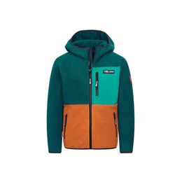 Trollkids Athletic Fleece Jacket boy size 110 Petrol