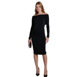 Lyn Mama Umstand Kleid Damen Gr&ouml;&szlig;e 42 schwarz Sommerkleid