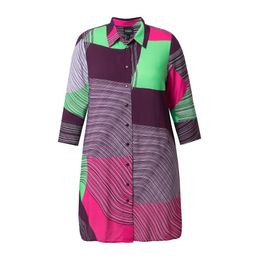 Ulla Popken Bluse Damen Gr&ouml;&szlig;e 4XL/5XL gr&uuml;n / pflaume / brombeer / pink