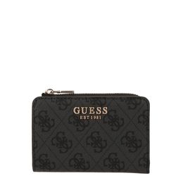 Guess Portemonnaie 'LAUREL II SLG ZIP ARND CRD CSE' Damen Gr&ouml;&szlig;e One Size graphit / schwarz