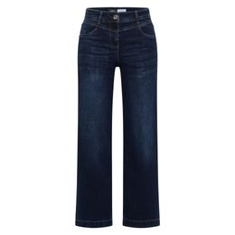 Street One High Waist Wide Leg Jeans im Slim Fit Damen Gr&ouml;&szlig;e 25 blau