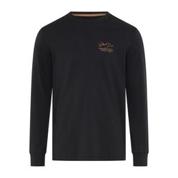 MAN'S WORLD Man's World Shirt Herren Gr&ouml;&szlig;e S orange / schwarz