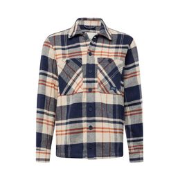 Blend &Uuml;bergangsjacke Herren Gr&ouml;&szlig;e L beige / navy / koralle Sommerjacke