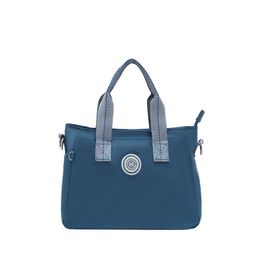Mindesa Handtasche Damen Gr&ouml;&szlig;e One Size blau / wei&szlig;
