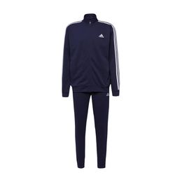 adidas Sportswear Trainingsanzug 'Basic 3-Stripes French Terry Track' Herren Gr&ouml;&szlig;e XL marine / wei&szlig;