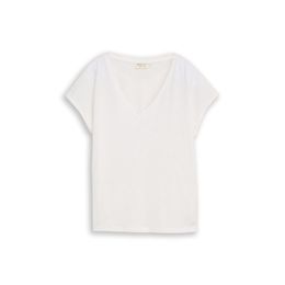 Tom Tailor Denim T-Shirt Damen Gr&ouml;&szlig;e S offwhite