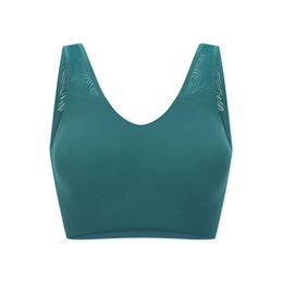 Schiesser Bustier ' Invisible Soft Lace ' Damen Gr&ouml;&szlig;e 75 gr&uuml;n