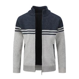 YOUTHUP Knit Cardigan 'Haptik' male size XXXL Navy