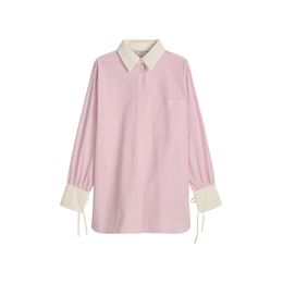 Marc O'Polo Marc O'polo Denim Bluse Damen Gr&ouml;&szlig;e XXL rosa / wei&szlig;