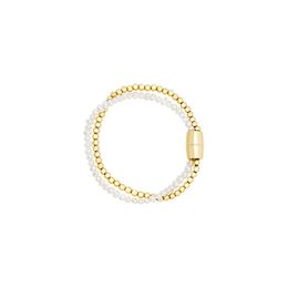 Breil Armband Damen Gr&ouml;&szlig;e One Size gold / perlwei&szlig;
