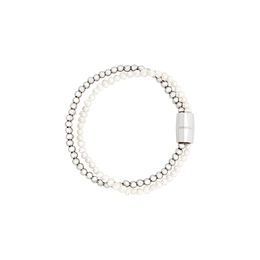 Breil Armband Damen Gr&ouml;&szlig;e One Size silber / perlwei&szlig;