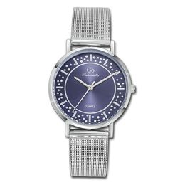 Go Girlonly Analoguhr Damen Gr&ouml;&szlig;e One Size silber