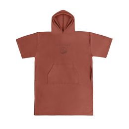 Normani Short Bathrobe 'Siargao' female size S/M Dark grey / Rusty red