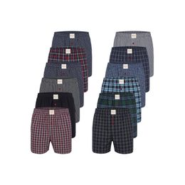 Phil & Co. Berlin Boxershorts 'Phil & Co. Berlin Men's Woven Boxers 12 Pack &ndash; Loose Fit Boxer Shorts &ndash; 60% Cotton & 40% Polyester &ndash; Breathable, 