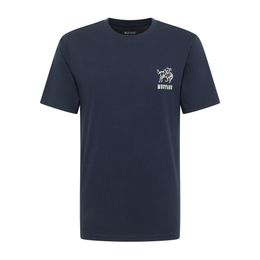 Mustang T-Shirt ' Austin ' Herren Gr&ouml;&szlig;e S navy / wei&szlig;