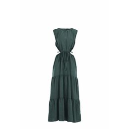 Freshlions Maxikleid 'Lilia' Damen Gr&ouml;&szlig;e 36 dunkelgr&uuml;n Sommerkleid