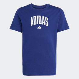 adidas Sportswear Funktionsshirt Jungen Gr&ouml;&szlig;e 152 dunkelblau / wei&szlig;