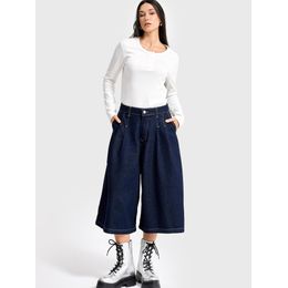 It's Basic Jeans 'BERMUDA DENIM SHORT' Damen Gr&ouml;&szlig;e 34 indigo