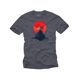 MAKAYA Shirt 'Monk' male size S Basalt grey