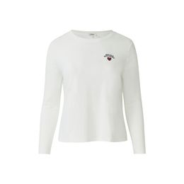 S.oliver Curve Shirt Damen Gr&ouml;&szlig;e 6XL creme / burgunder / schwarz