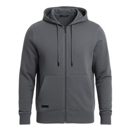Ombre Sweatjacke 'OM-SSBZ-0160' Herren Gr&ouml;&szlig;e M graphit