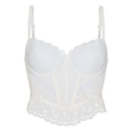 Hunkem&ouml;ller Hunkem&ouml;ller Corsage 'Gaia' Damen Gr&ouml;&szlig;e 80 wei&szlig;