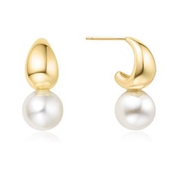 Ania Haie Ohrringe Damen Gr&ouml;&szlig;e One Size gold / wei&szlig;